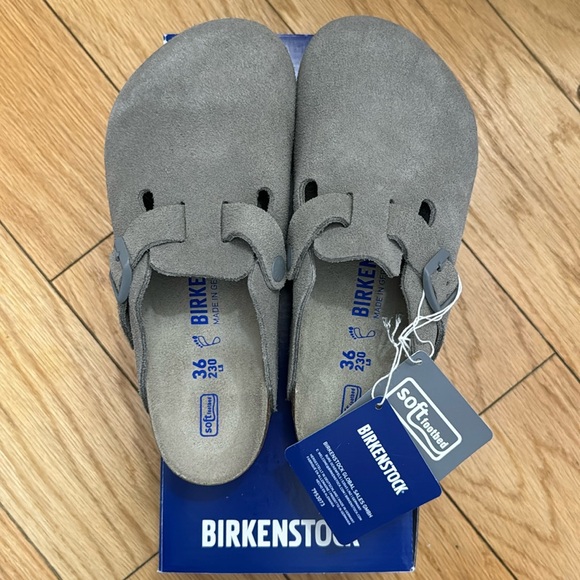 Birkenstock | Shoes | Birkenstock Boston Stone Coin 36 Normalregular ...